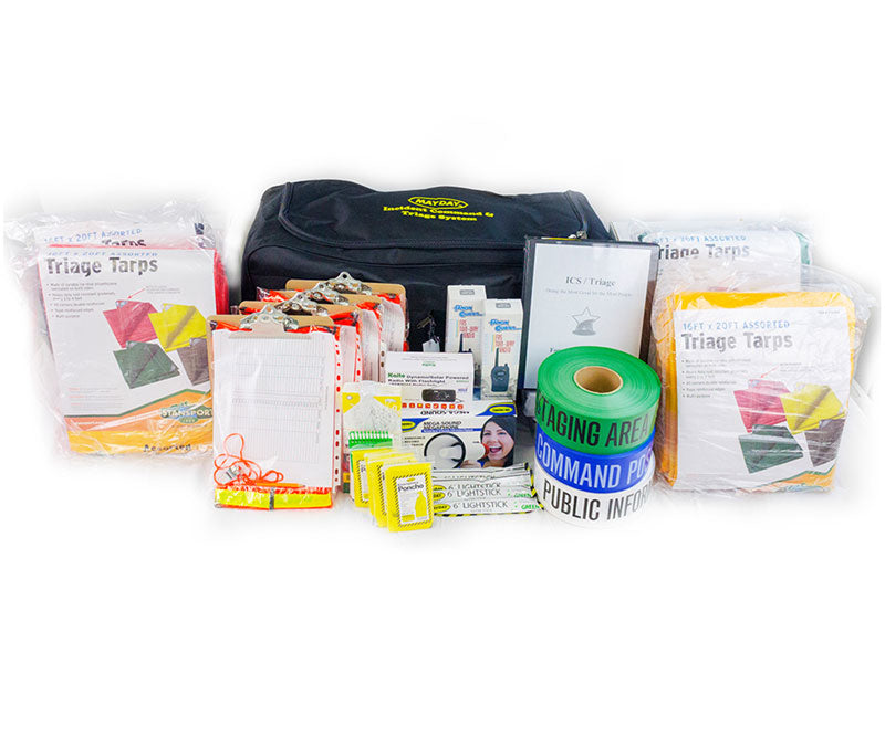 Incident Command Triage Kit On Wheels | MTRSuperstore – mtrsuperstore