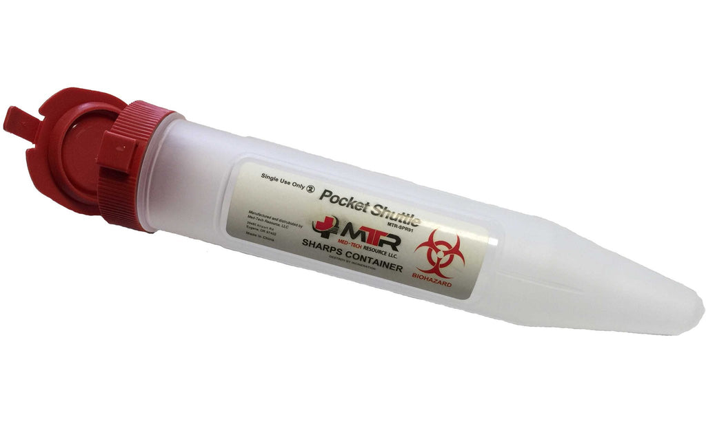 MTR Pocket Shuttle Sharps Container - Bulk Pricing | MTRSUPERSTORE.COM ...