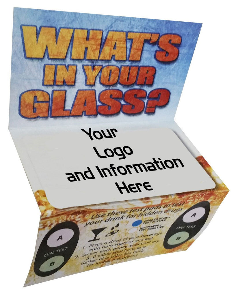 MTR Date Rape Drug Test Card Skybox Courtside Coasters – mtrsuperstore