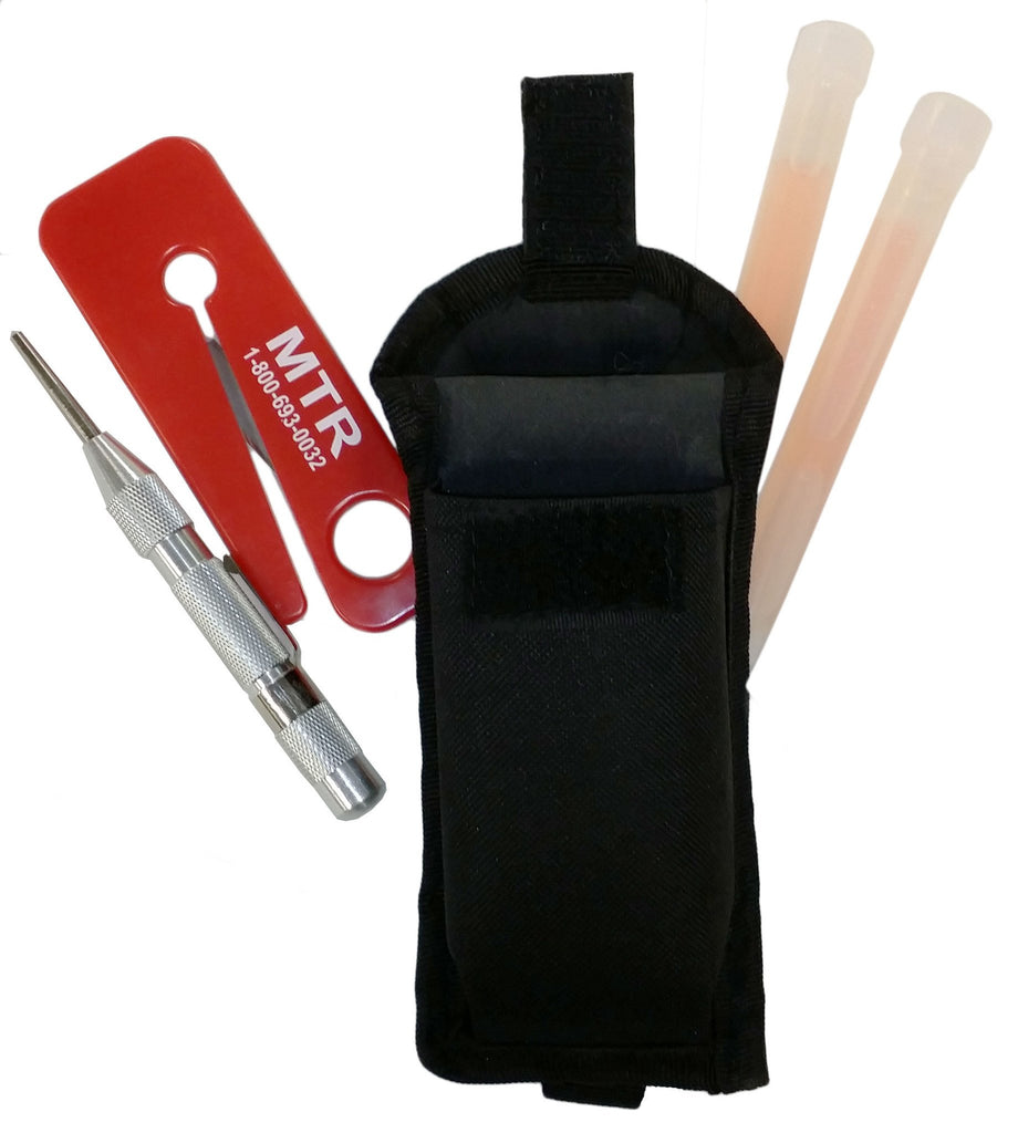 MTR Emergency GloveBox Kit, Window Punch, Seat Belt Cutter, More ...